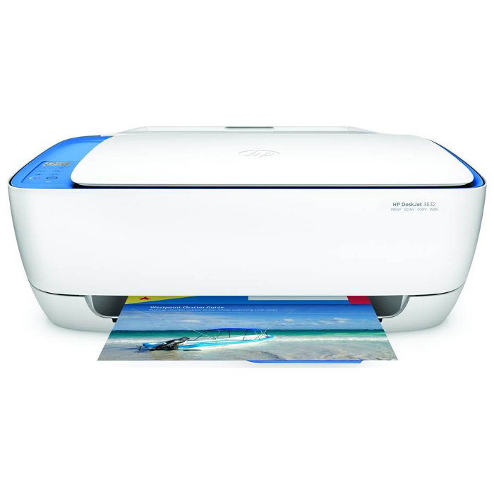 HP DeskJet 2633 All-in-One-Drucker Farbe DIN A4 Rot USB ...